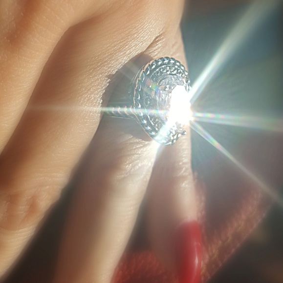 Felicia Design | Jewelry | Felicia Design Crystal And Marcasite Ring ...